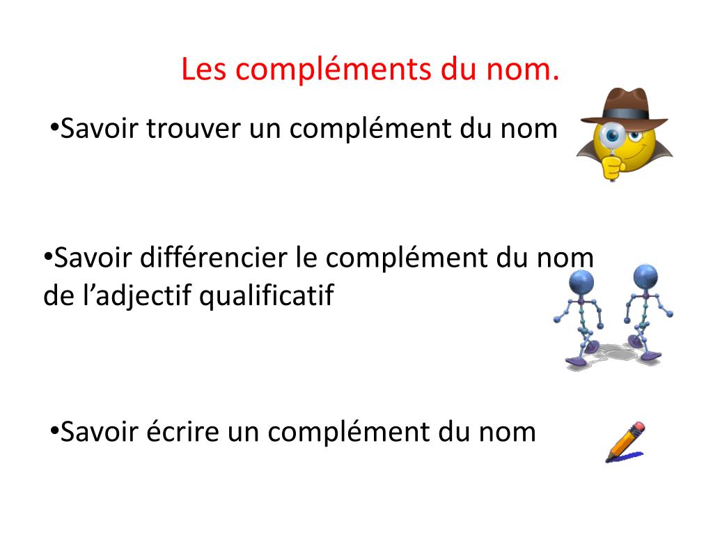 PPT - Les compléments du nom PowerPoint Presentation, free download ... PPT - Les compléments du nom PowerPoint Presentation, free download ...