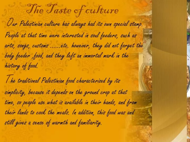 PPT - The Taste of culture PowerPoint Presentation, free download - ID ...