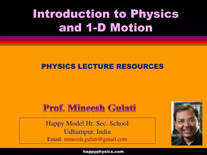 PPT - Physics Lecture Resources PowerPoint Presentation, free download ...