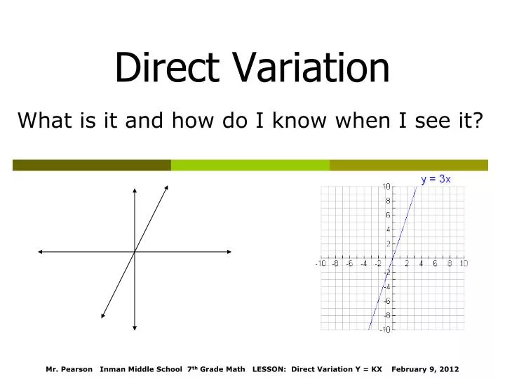PPT - Direct Variation PowerPoint Presentation, free download - ID:4843018