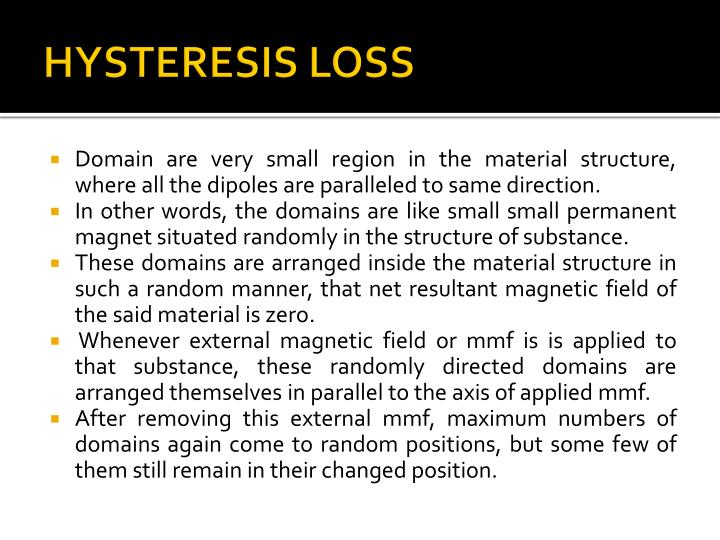 PPT - HYSTERESIS, EDDY CURRENT LOSSES & LEAKAGE REACTANCE IN ...