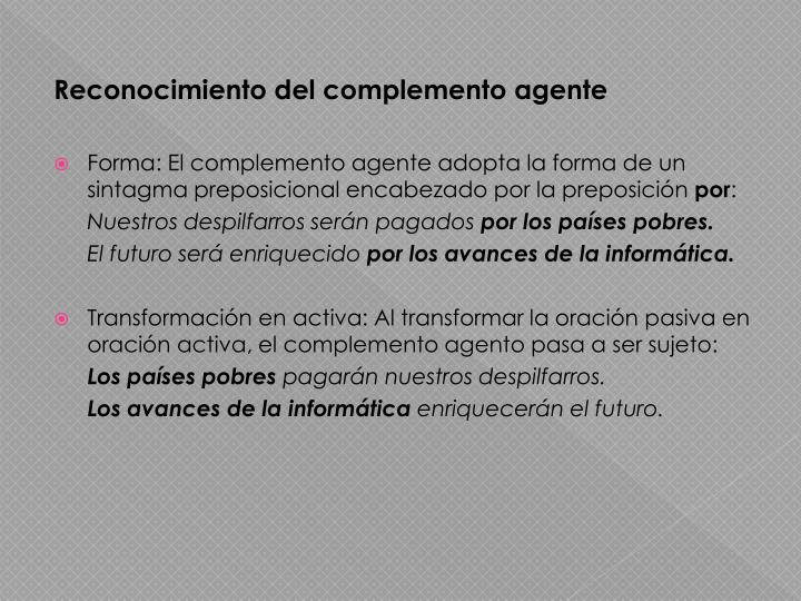 PPT - LOS COMPLEMENTOS VERBALES PowerPoint Presentation - ID:4843253
