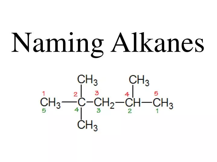 PPT - Naming Alkanes PowerPoint Presentation, free download - ID:4845709