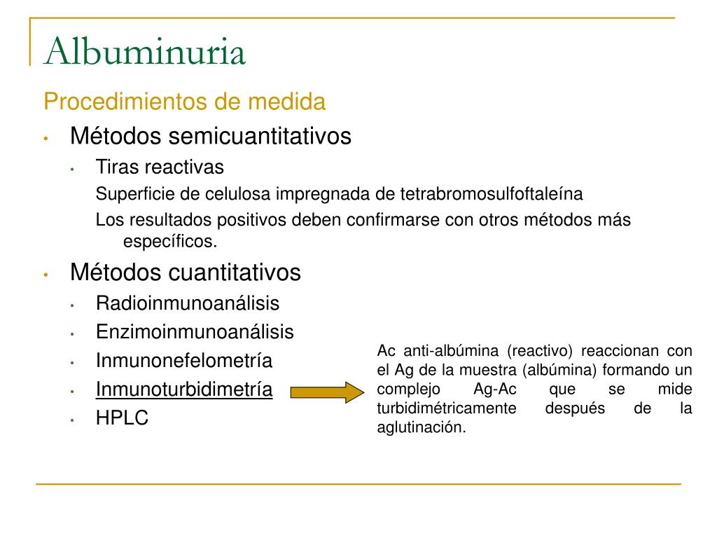 PPT - ALBUMINURIA (Actualización sobre aspectos clínicos y ...
