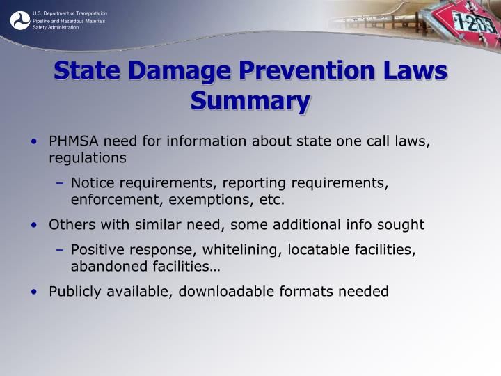 PPT - Pipeline Safety Damage Prevention Programs PowerPoint ...