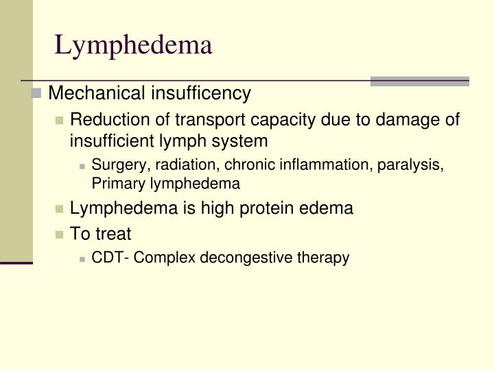 PPT - Lymphedema PowerPoint Presentation - ID:4847427