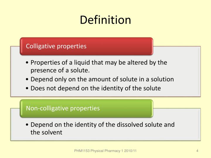 PPT - Colligative Properties PowerPoint Presentation - ID:4847945