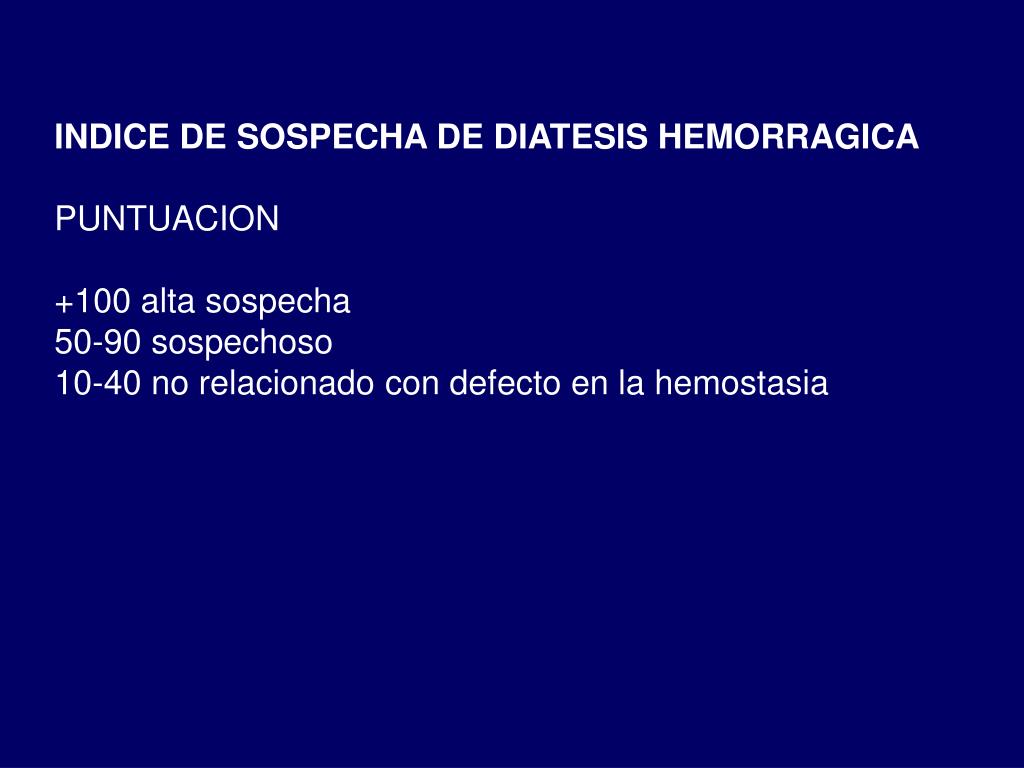 PPT - APROXIMACION AL PACIENTE CON DIATESIS HEMORRAGICA PowerPoint ...