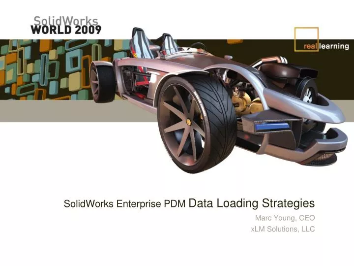 PPT - SolidWorks Enterprise PDM Data Loading Strategies PowerPoint ...