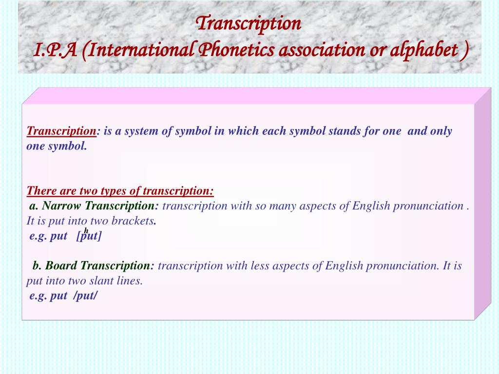 PPT - ENGLISH PHONETICS & PHONOLOGY PowerPoint Presentation, free ...