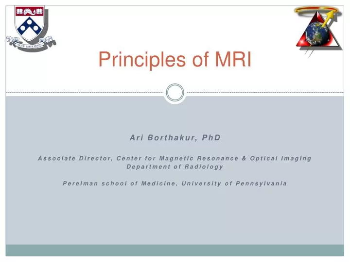 PPT - Principles of MRI PowerPoint Presentation, free download - ID:4850474