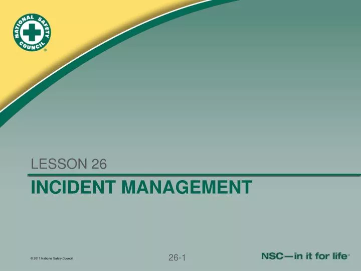 PPT - INCIDENT MANAGEMENT PowerPoint Presentation, free download - ID ...