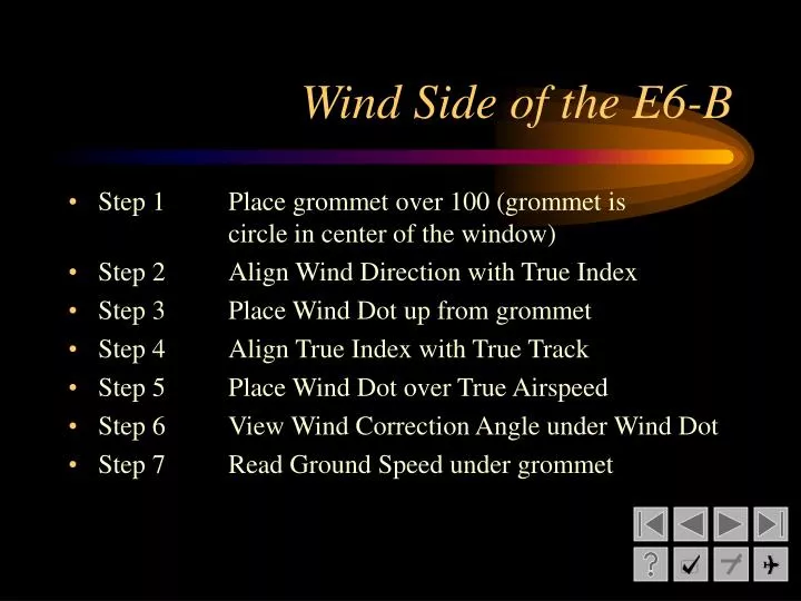 PPT - Wind Side of the E6-B PowerPoint Presentation, free download - ID ...
