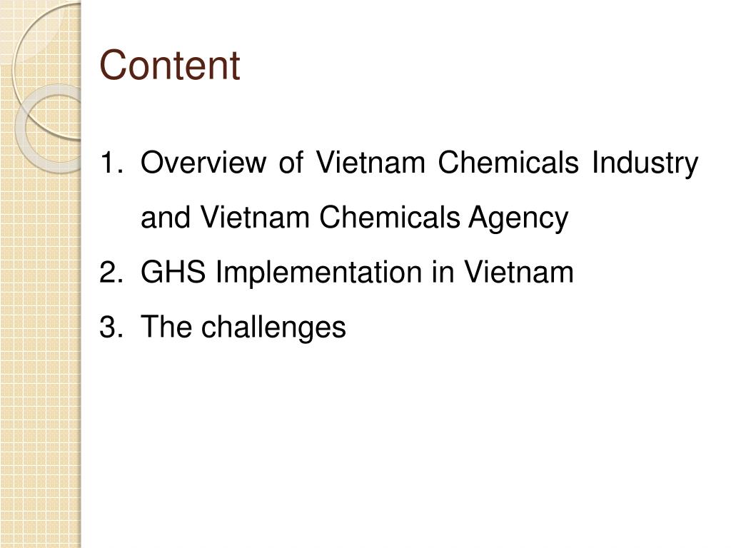 PPT GHS Implementation In Vietnam PowerPoint Presentation Free