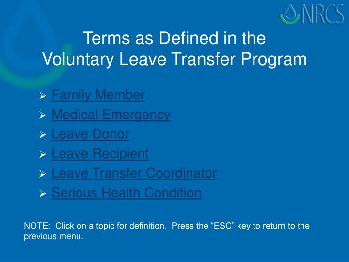 PPT - LEAVE PowerPoint Presentation - ID:4853073