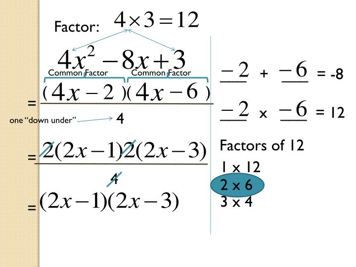 PPT - 2.4 – Factoring Polynomials Tricky Trinomials PowerPoint ...