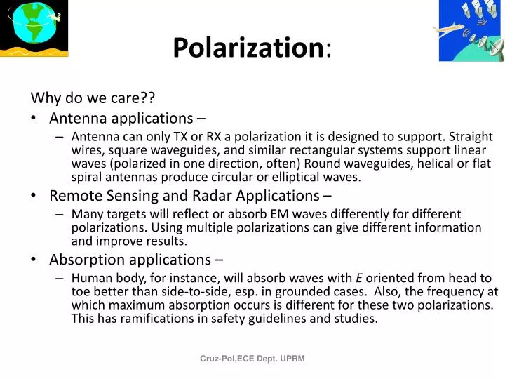 PPT - Polarization : PowerPoint Presentation, free download - ID:4854713