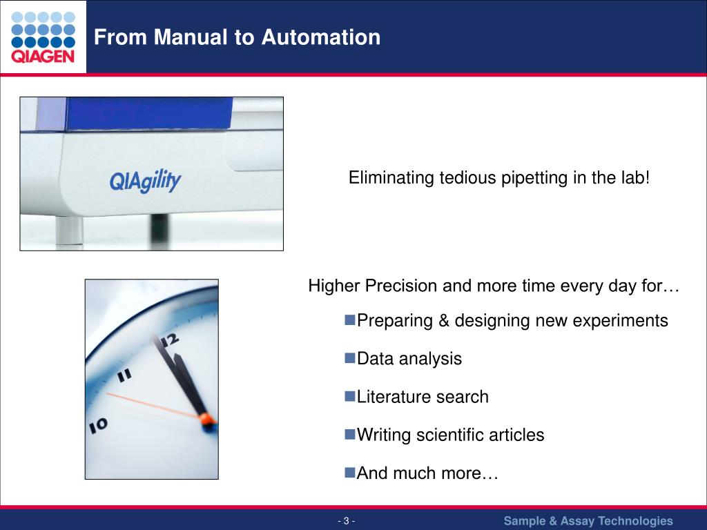 PPT - QIAgility ─ Pure Precision Andrea Tesoriero Application ...