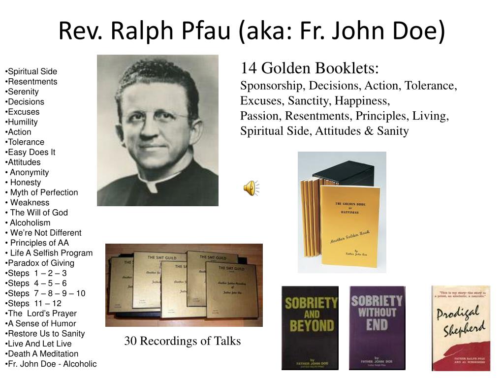 PPT - Rev. Ralph Pfau Author From his Decision recording (1955 or 56 ...