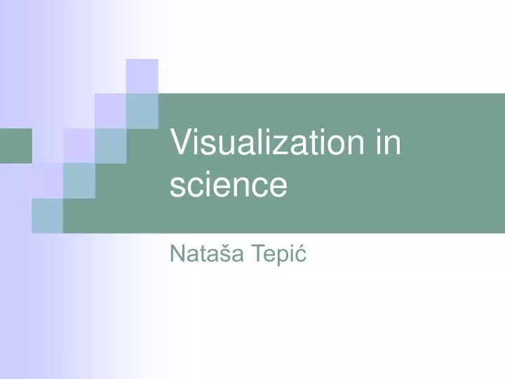PPT - Visualization in science PowerPoint Presentation, free download ...