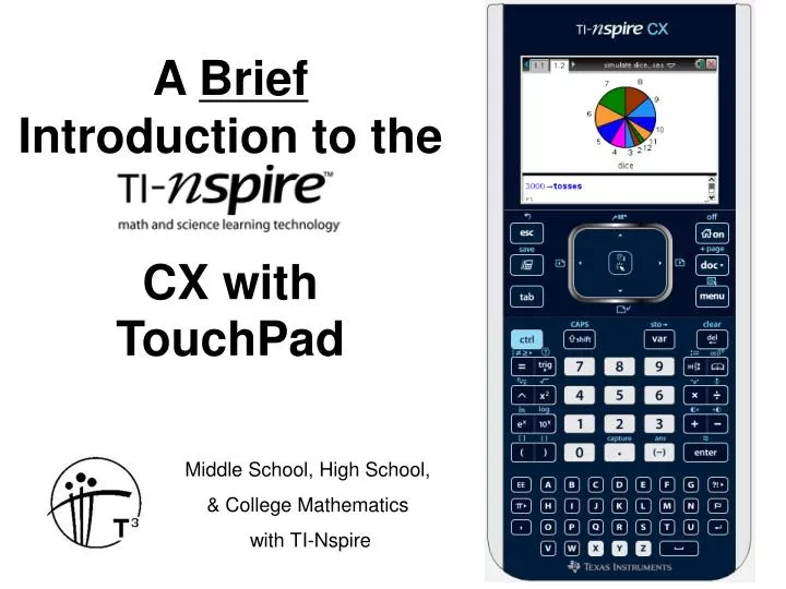 PPT - A Brief Introduction to the CX with TouchPad PowerPoint ...