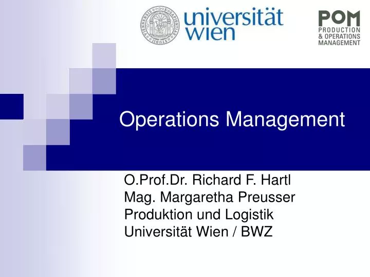 PPT - Operations Management PowerPoint Presentation, free download - ID ...