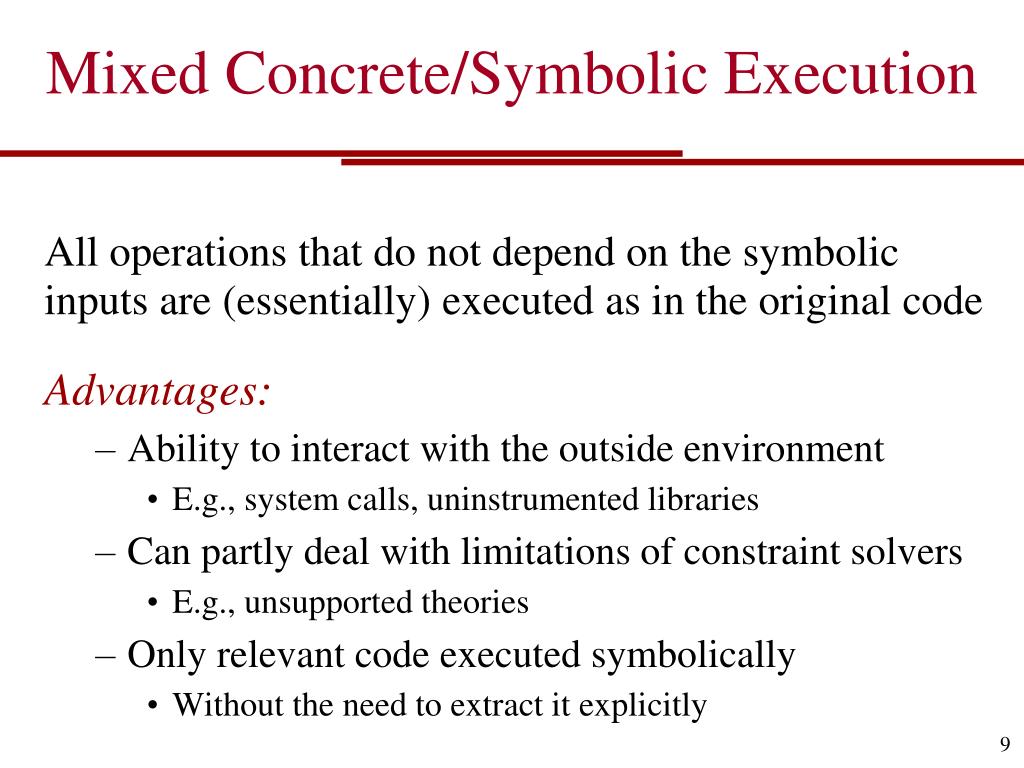Ppt Dynamic Symbolic Execution Powerpoint Presentation Free Download