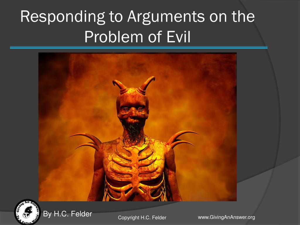 PPT Responding To Arguments On The Problem Of Evil PowerPoint