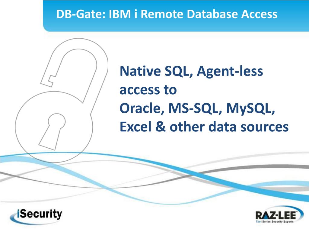 Ppt Native Sql Agent Less Access To Oracle Ms Sql Mysql Excel And Other Data Sources