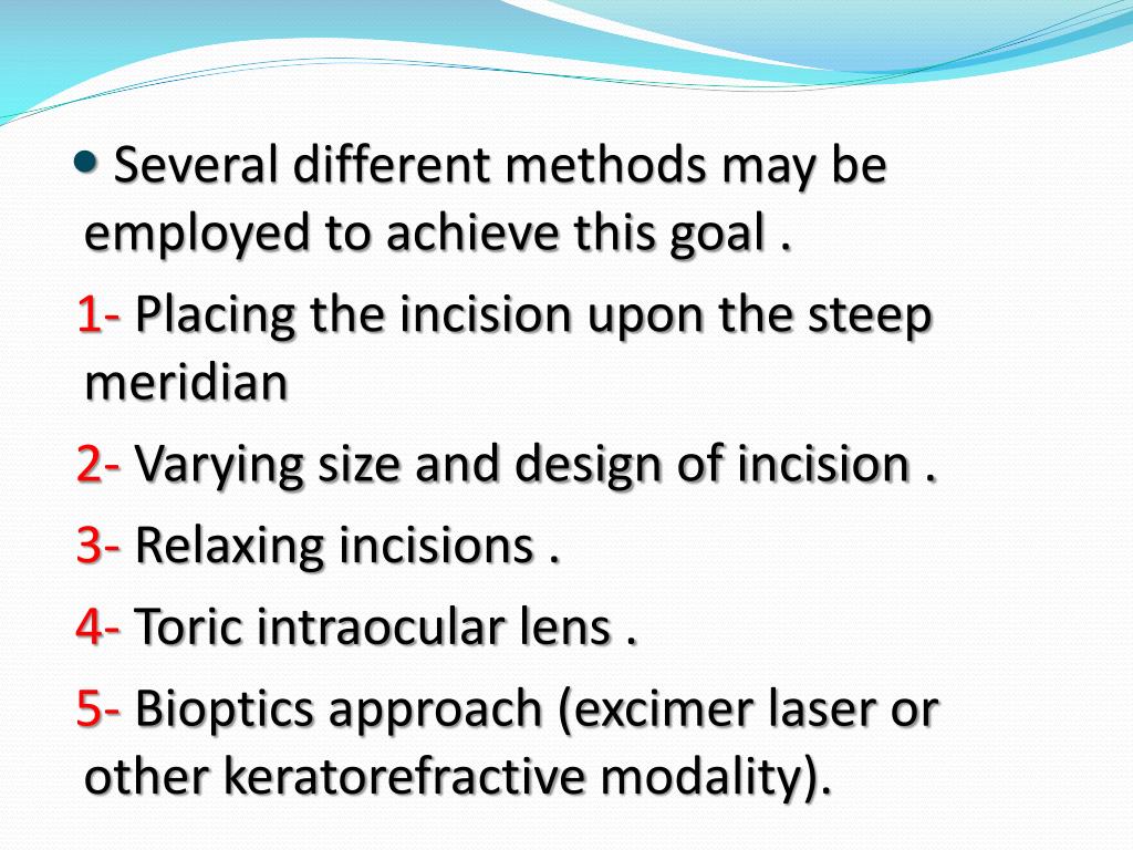 PPT - INCISIONAL CORNEAL SURGERY ( AK , LRIs ) PowerPoint Presentation ...