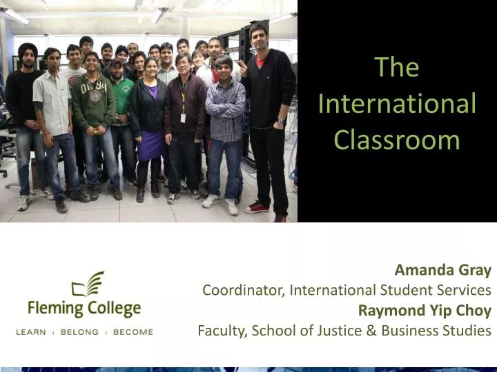 PPT - The International Classroom PowerPoint Presentation, free ...