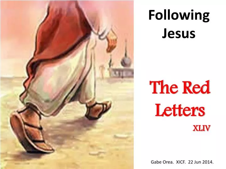 PPT - Following Jesus PowerPoint Presentation, free download - ID:4859609