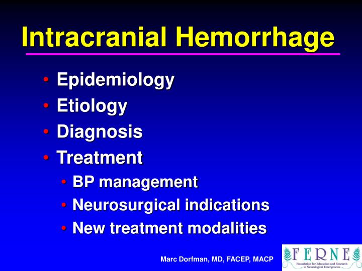 PPT - Intracranial Hemorrhage PowerPoint Presentation - ID:4859766