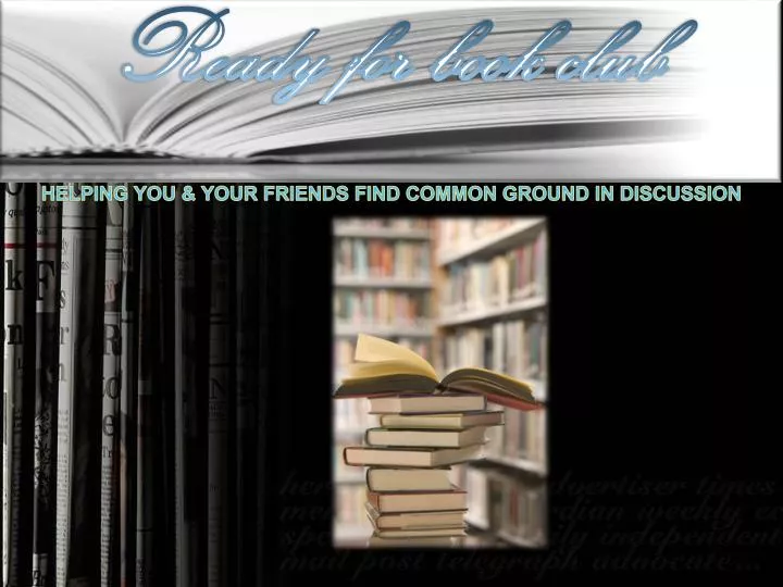 PPT - Ready for book club PowerPoint Presentation, free download - ID ...