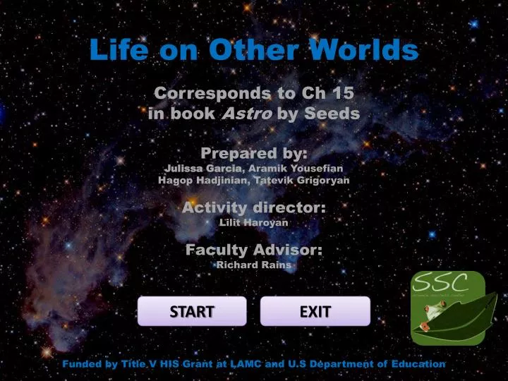 PPT - Life on Other Worlds PowerPoint Presentation, free download - ID ...