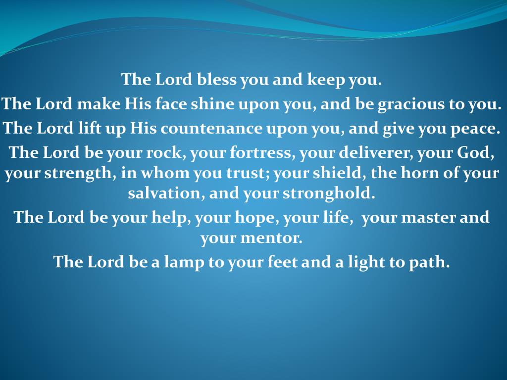 PPT - BESTOWAL OF BLESSING UPON THE BORN-AGAIN BELIEVER PowerPoint ...
