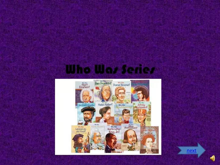 PPT - Who Was Series PowerPoint Presentation, free download - ID:4861856