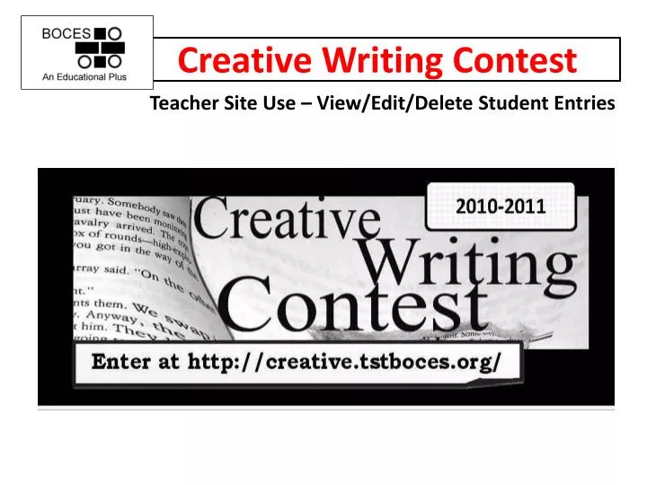 PPT - Creative Writing Contest PowerPoint Presentation, free download ...