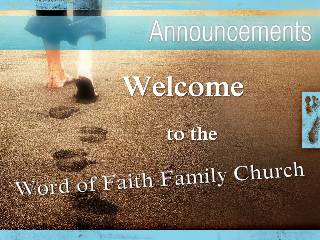 PPT - Word of Faith Family Church PowerPoint Presentation, free ...