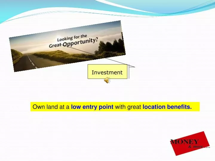 PPT - Own land at a low entry point with great location benefits ...