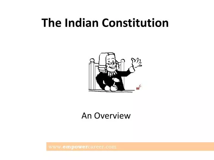 PPT - The Indian Constitution PowerPoint Presentation, free download ...