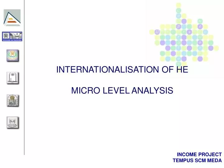 PPT - INTERNATIONALISATION OF HE MICRO LEVEL ANALYSIS PowerPoint ...