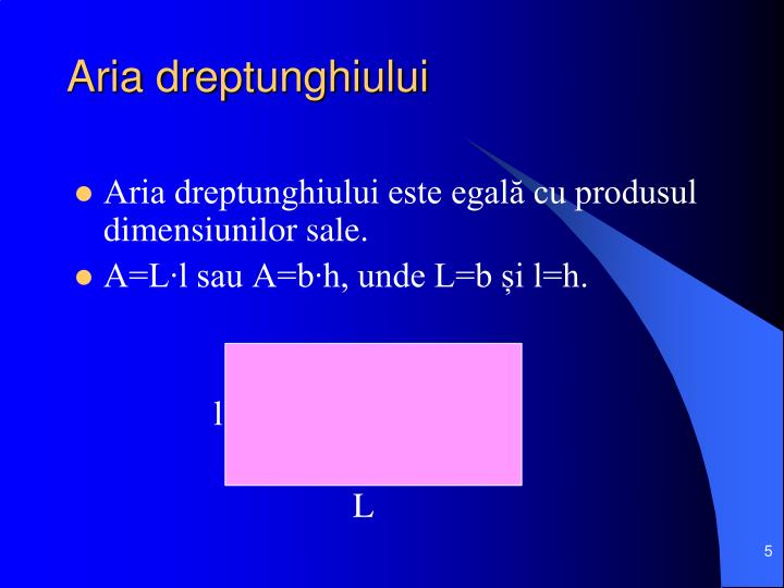 PPT - ARIA TRIUNGHIULUI PowerPoint Presentation - ID:4864638