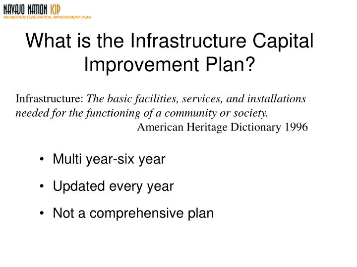 PPT - What is the Infrastructure Capital Improvement Plan? PowerPoint ...