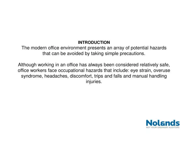 PPT - INTRODUCTION TO OHS PowerPoint Presentation, free download - ID ...