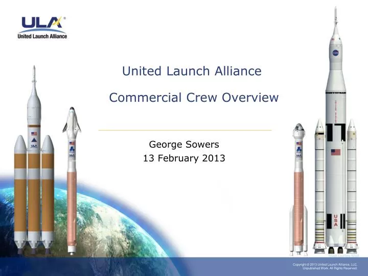 PPT - United Launch Alliance Commercial Crew Overview PowerPoint ...