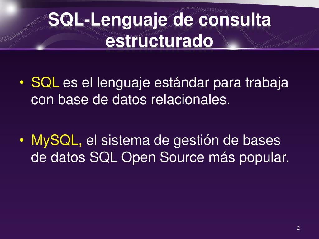 PPT - SQL Lenguaje de consulta estructurado PowerPoint Presentation ... PPT - SQL Lenguaje de consulta estructurado PowerPoint Presentation ...