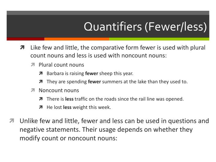 PPT - Grammar Basics (Quantifiers) PowerPoint Presentation - ID:4869094