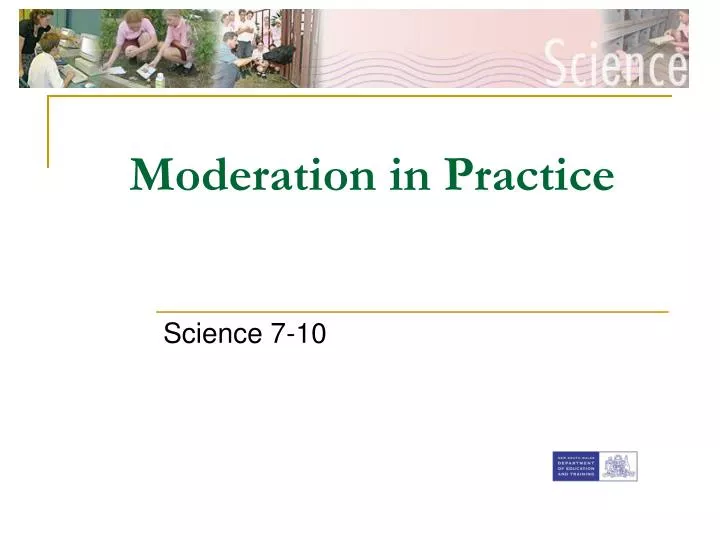 PPT - [Insert faculty Banner] Moderation in Practice PowerPoint ...