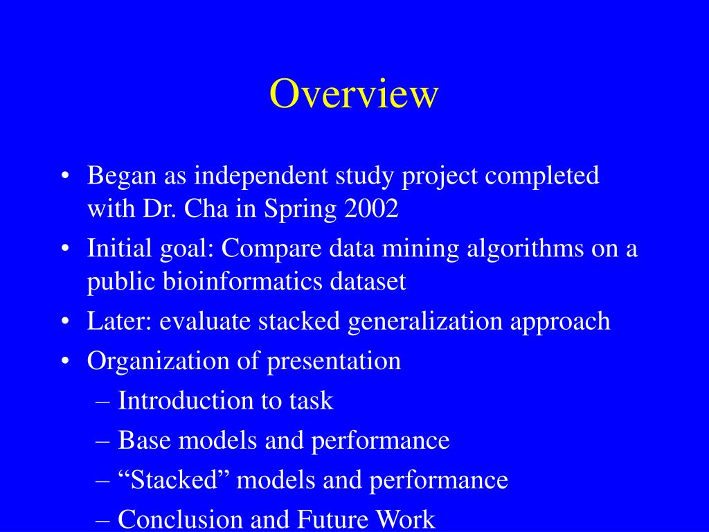 Ppt Comparison Of Data Mining Algorithms On Bioinformatics Dataset Powerpoint Presentation